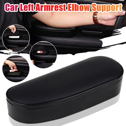 Universal Car Door Elbow Armrest Support Rest Cushion Organizer Box ...