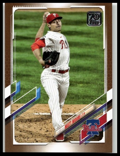 2021 Topps Update #US171 Matt Moore Philadelphia Phillies Gold Border ...