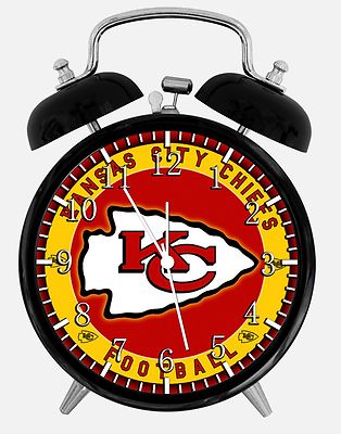 Kansas City Chiefs Alarm Desk Clock 3.75" Home or Office Decor E414 ...