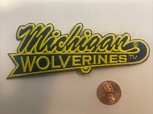 University Of Michigan Wolverines Vintage Embroidered Iron On Patch 4 ...