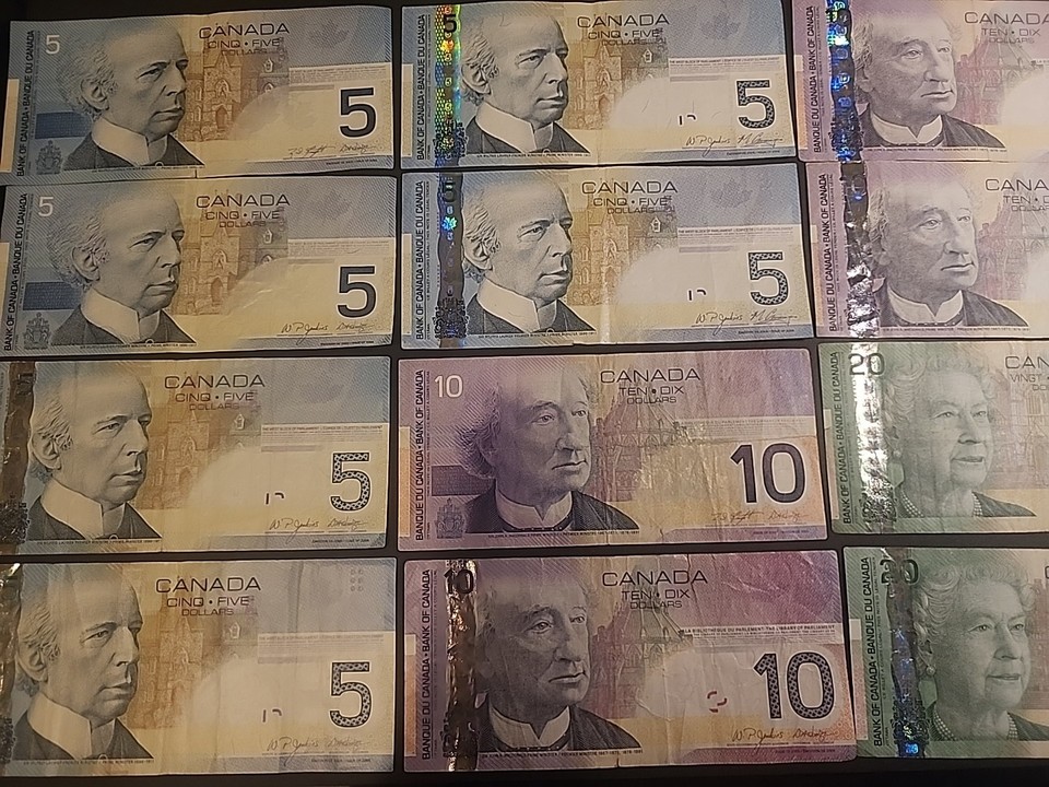 Canadian Lot 5s, 10s, 20s, 50, & 100 Dollar Bills. Total: $370 | eBay