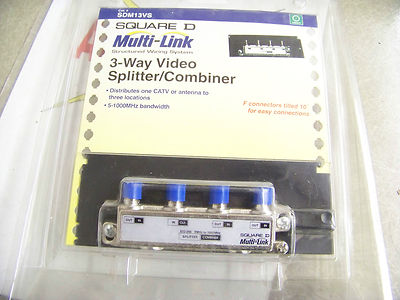 Square D Multi-Link 3-way video splitter combiner SDM13VS | eBay