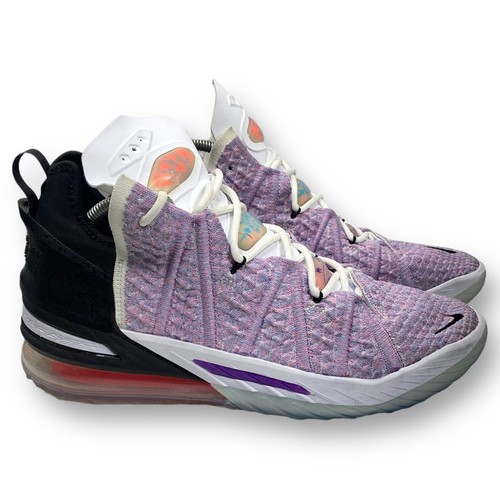 Nike Lebron 18 Mens Size 11 Purple Black Athletic Shoes Sneakers CQ9283 ...