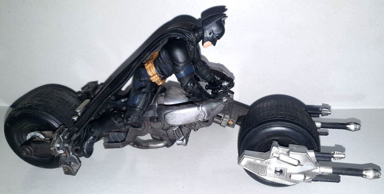 Batpod + Batman (The Dark Knight Movie Masters DC) Mattel (2008) Bike ...