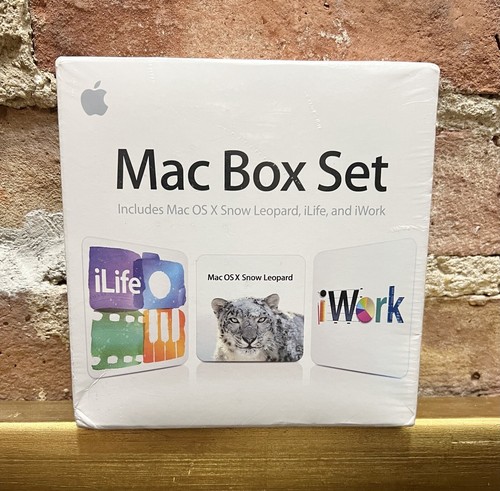 New Apple Mac Box Set: Mac OS X Snow Leopard, iLife & iWork, MC680Z/A ...