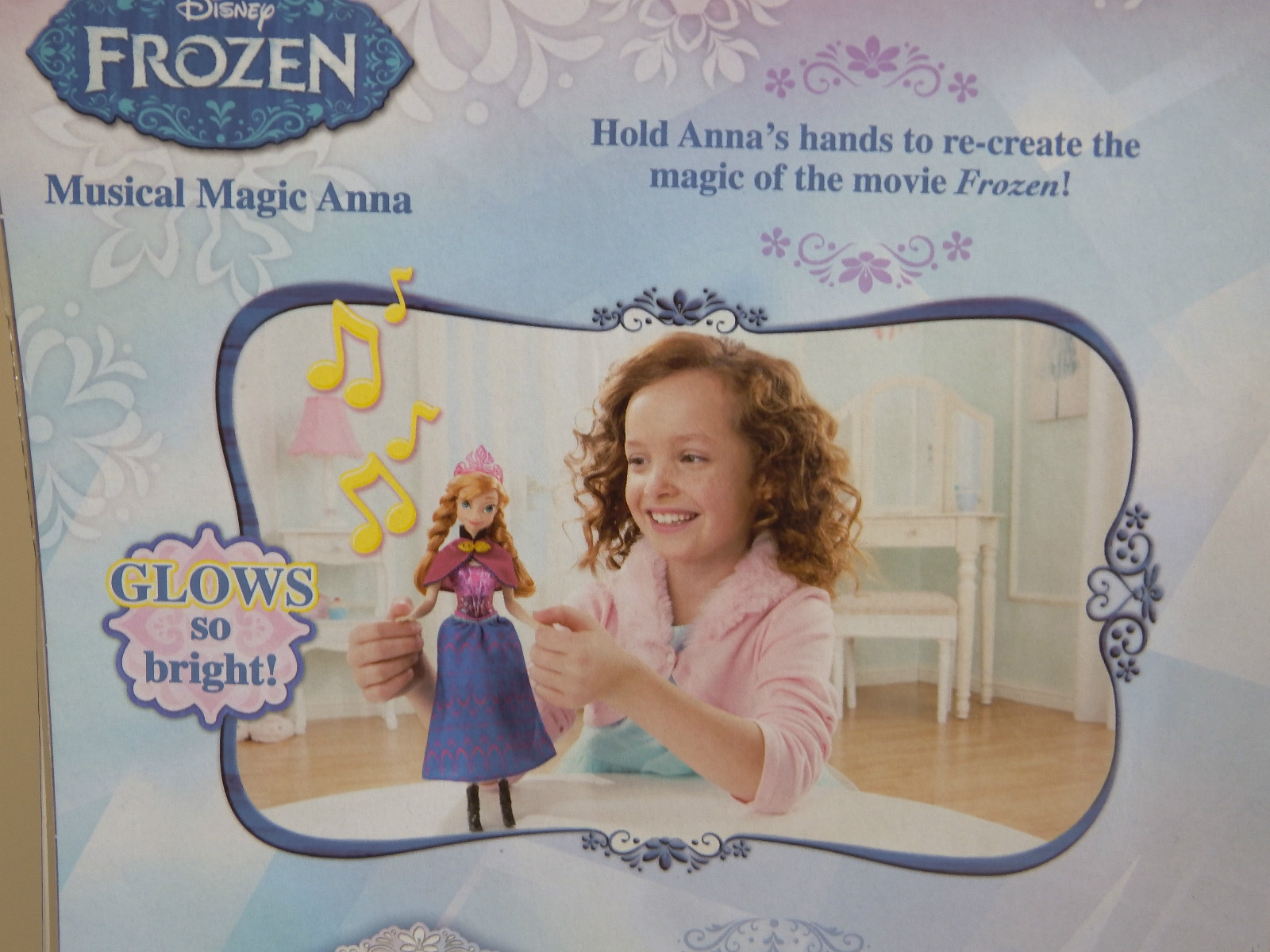 Disney FROZEN - "Anna" of Arendelle Doll - Musical Magic Anna- Ages 3 ...