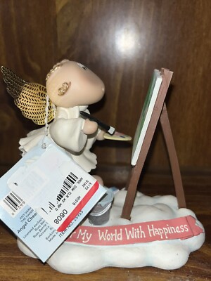 Russ Angel Cheeks Figurine Artist Easel #25955 | eBay