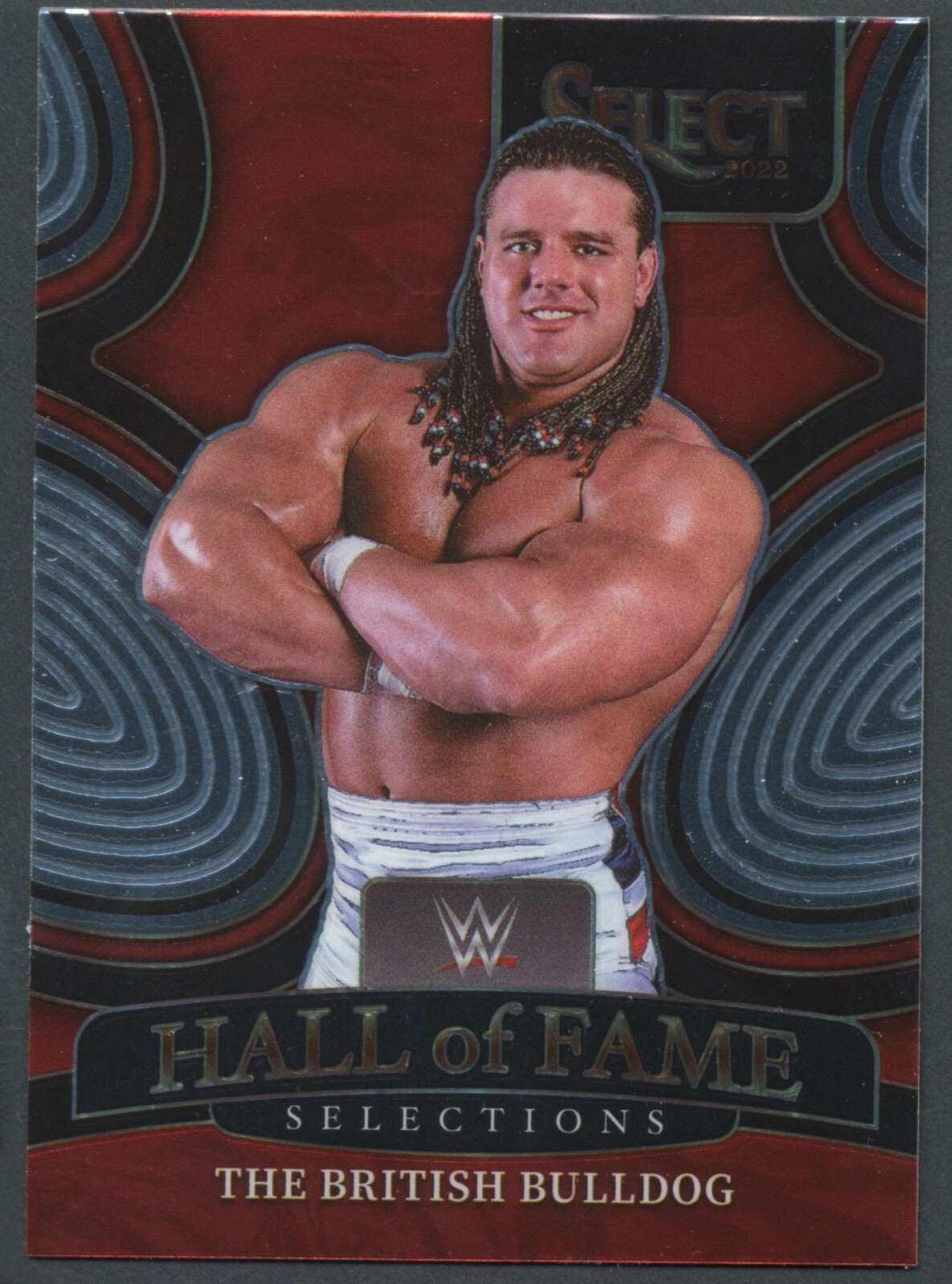 2022 WWE Panini Select British Bulldog Hall of Fame Insert #13 MINT WWF ...