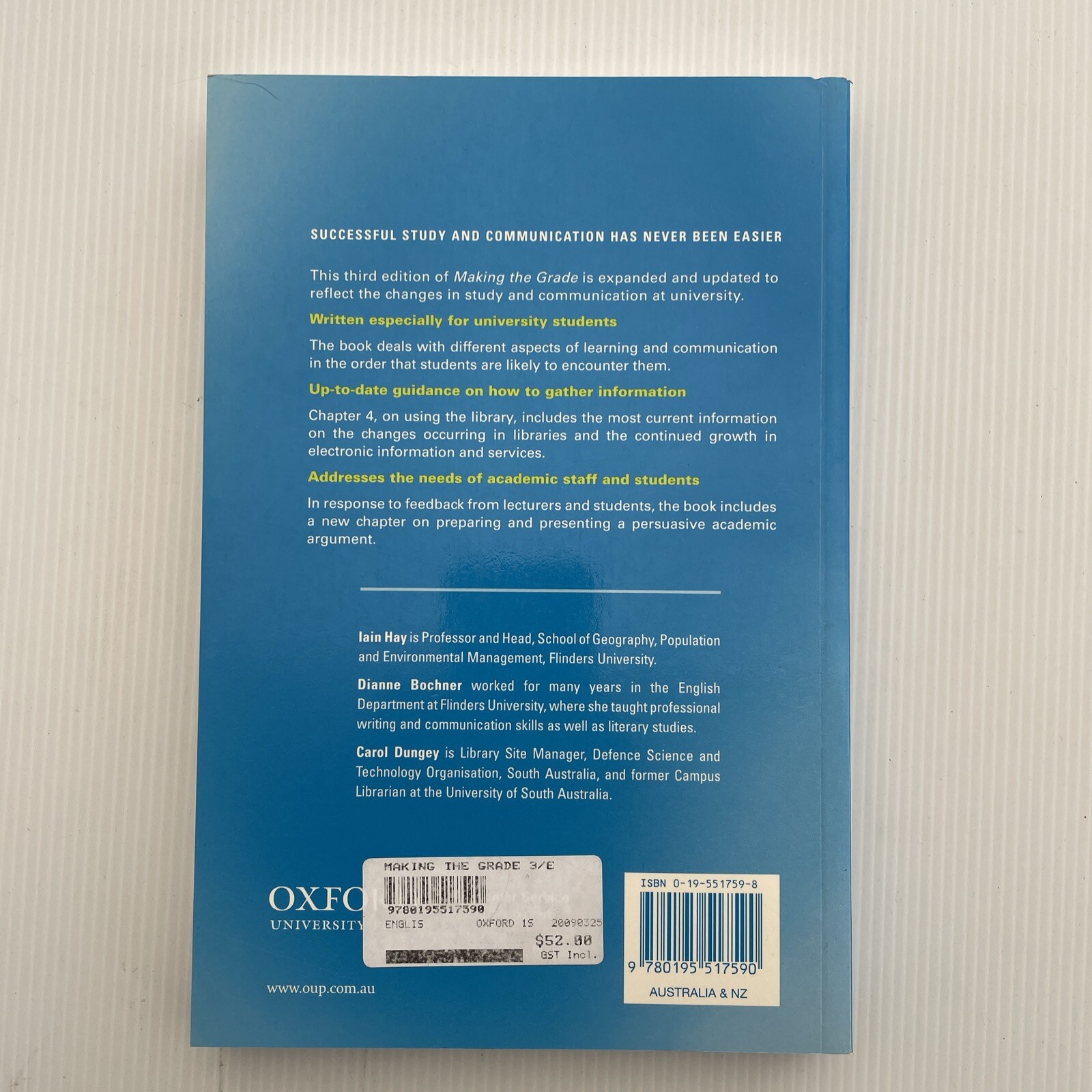 Making The Grade 3e Oxford Guide Successful Communication & Study At ...