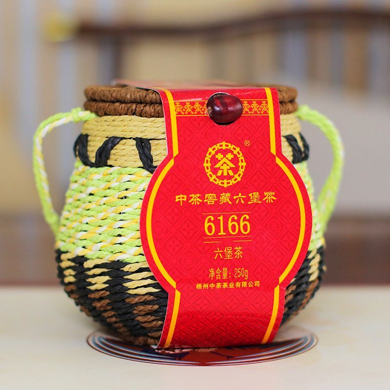 CHINATEA Aged Wuzhou Dark Tea 6166 Liu Pao Hei Cha Liu Bao Black Tea ...