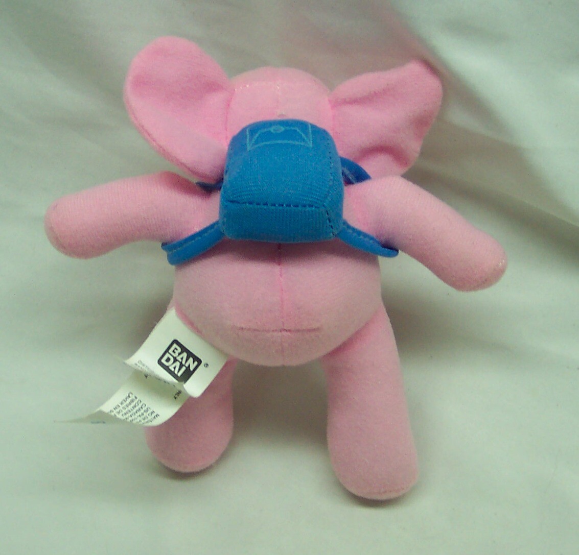 Bandai Pocoyo ELLY THE PINK ELEPHANT 6" Plush STUFFED ANIMAL Toy 2010 ...