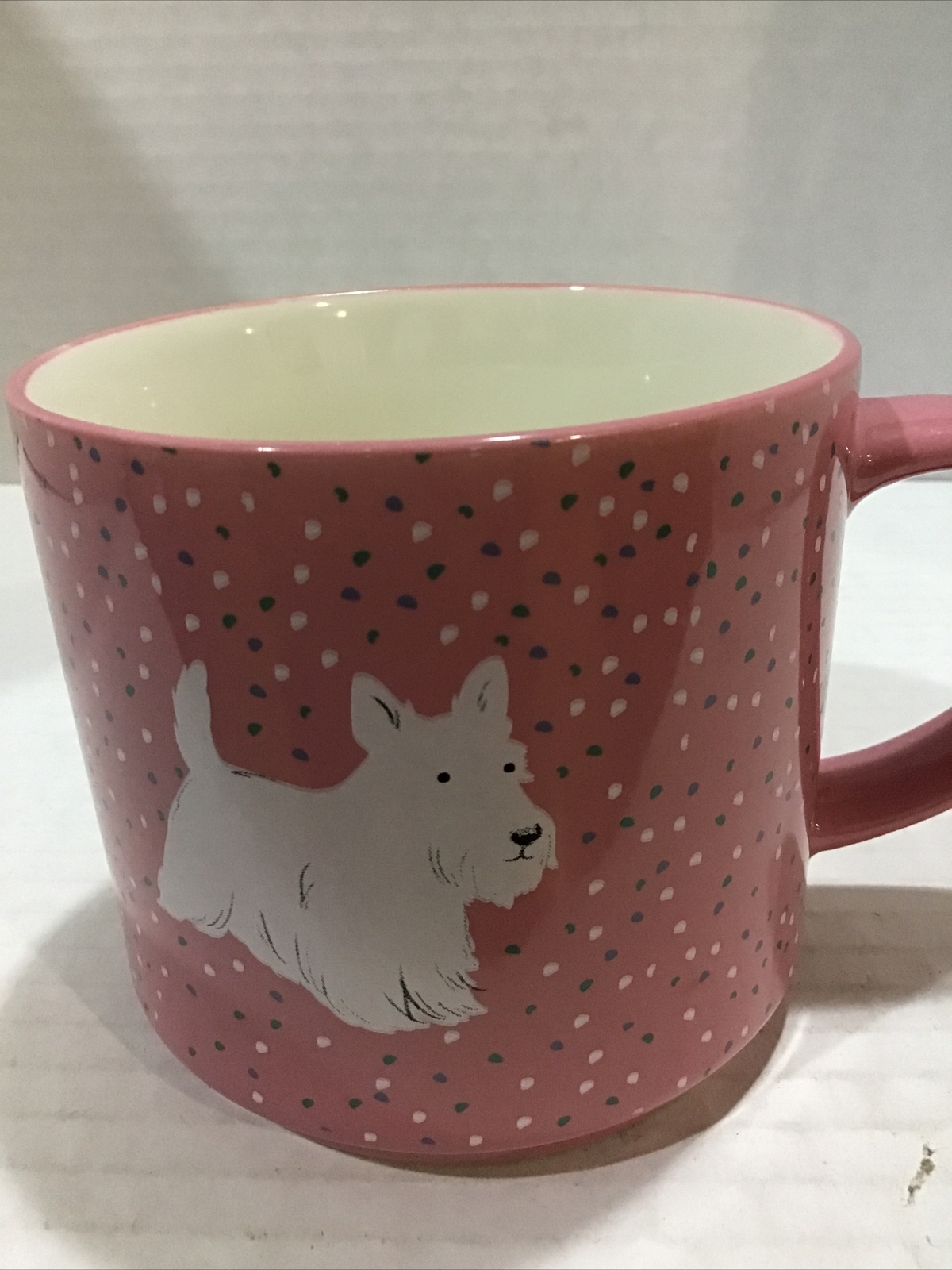 POODLE ELUM DESIGN COFFEE MUG. WESTIE DOG MUG. Art Deco DOG Print Mug ...