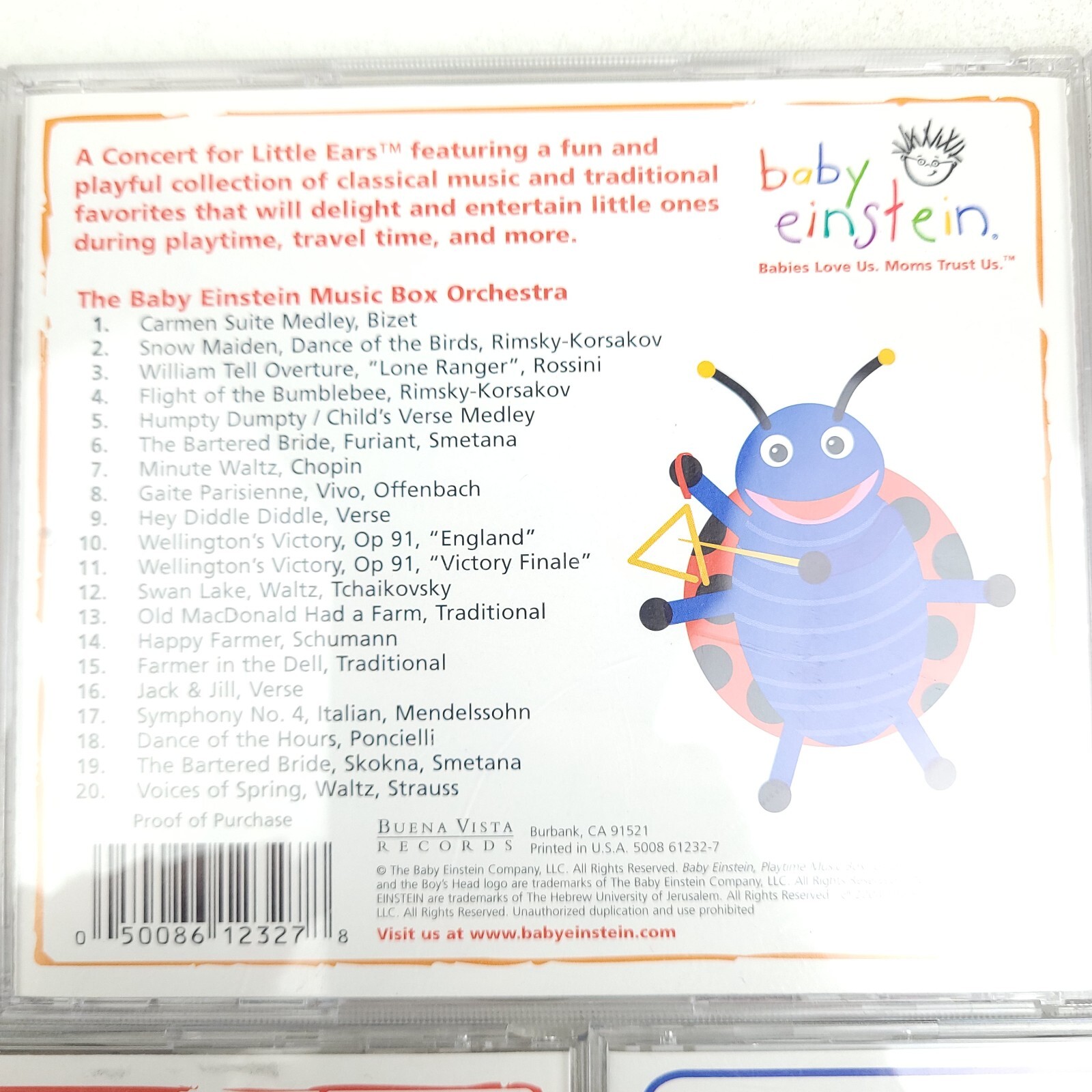 Disney Baby Einstein 5 CD lot Sing And Play Music Collection Home ...