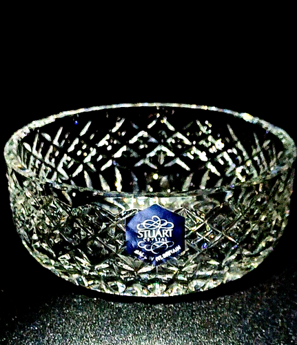 STUART CRYSTAL BLENHEIM FINGER BOWL, Cut Lead Crystal, 4", Made in ...
