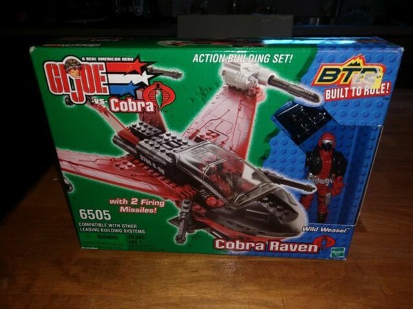 BTR Gi Joe VS Cobra Raven Wild Weasel 6505 39pcs Hasbro 2003 for sale ...