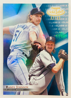 2018 Topps Gold Label RANDY JOHNSON Class 2 Blue Parallel #'d /99 | eBay