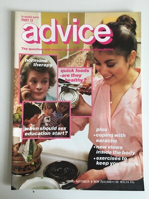 ADVICE MAGAZINE Part 12 - SEX EDUCATION - HRT - EARACHE - EXERCISE STAY ...