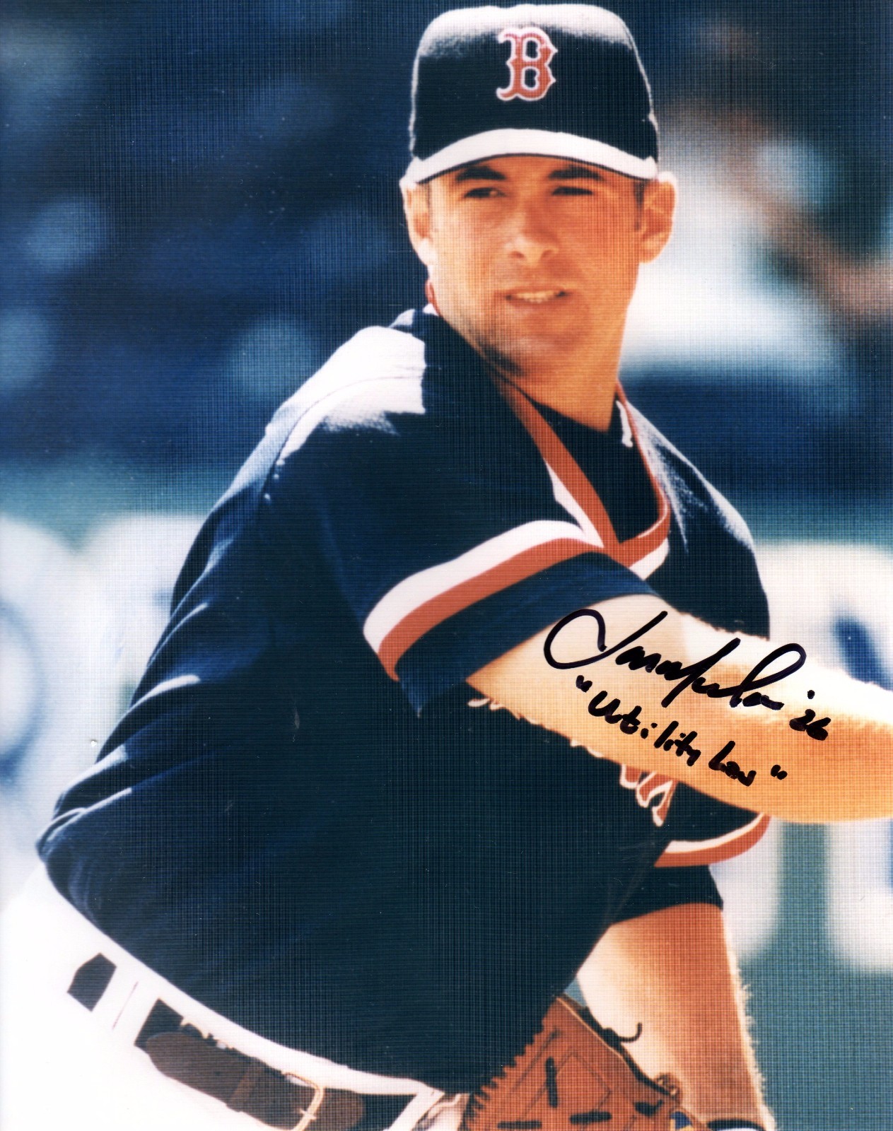 Lou Merloni Autographed Boston Red Sox 8x10 Photo W/ Utility Lou ...