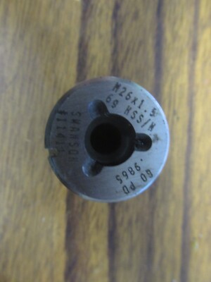 Go Thread Plug Gage M26 x 1.5-6G HSS/M | eBay