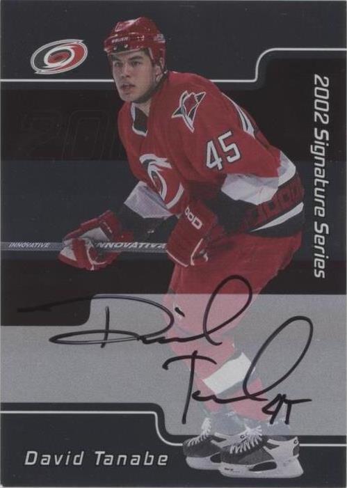 2001-02 In the Game Be A Player Signature Series - David Tanabe #113 ...