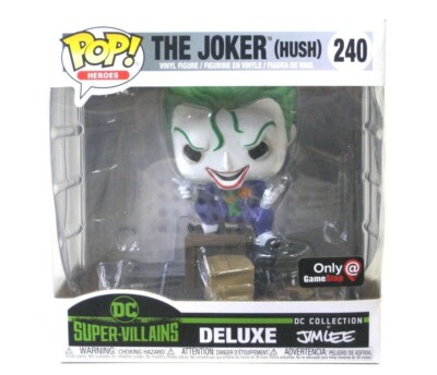 Funko Pop Heroes The Joker (Hush) #240 Deluxe GameStop Vinyl Figure MIB ...