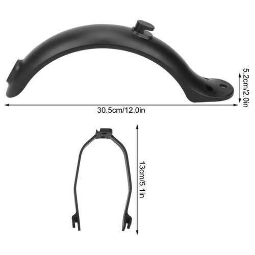 SAP Fenders Rear Mudguard Bracket Support Rubber Fishtail Fit For M365 ...