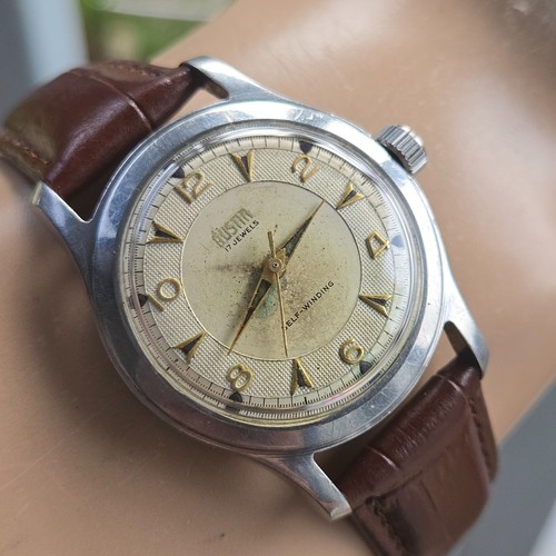 Vintage AUSTIN men's automatic watch AS 1361 Art dial swiss 1950s | eBay