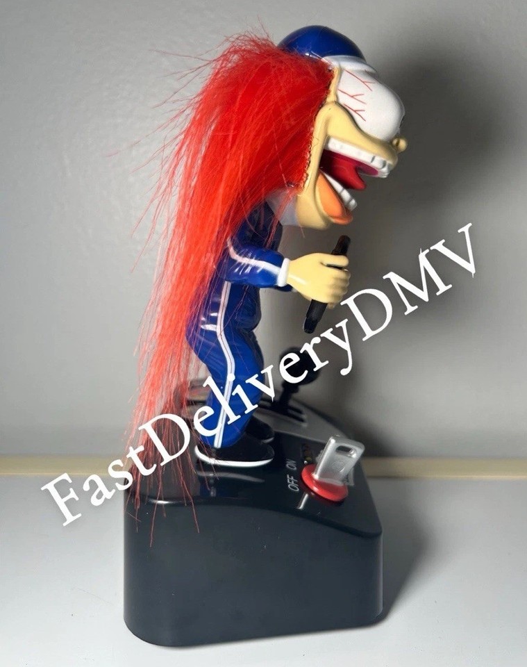 RARE Redline Racer Manual Gear Shift Desk Toy Red Hair Screaming Guy ...