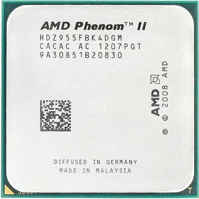 AMD Phenom II X4 955 3.2 GHz HDZ955FBK4DGM 4000 MHz Socket AM3 6MB CPU ...