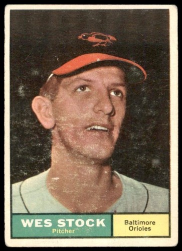 1961 TOPPS WES STOCK 26 VG BASEBALL BALTIMORE ORIOLES | eBay
