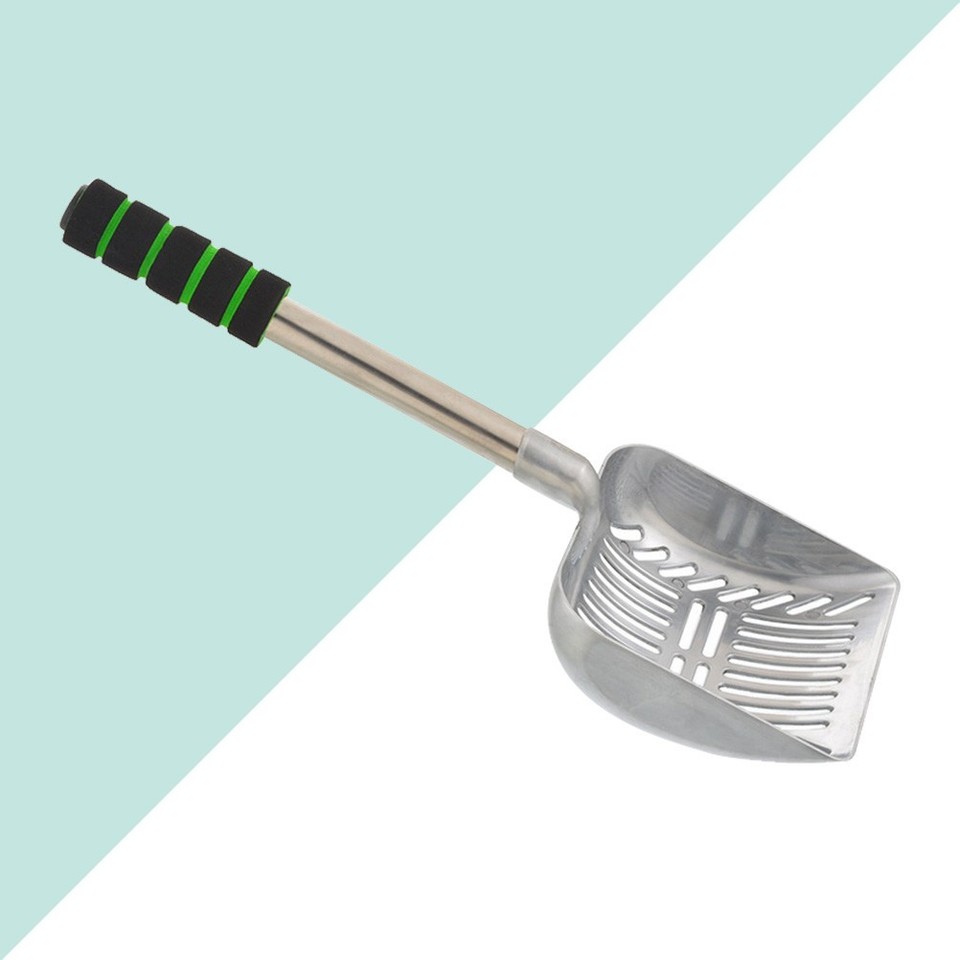 Kitten Sand Waste Scooper Shovel Metal Litter Scoop Clean Tool for Pets ...