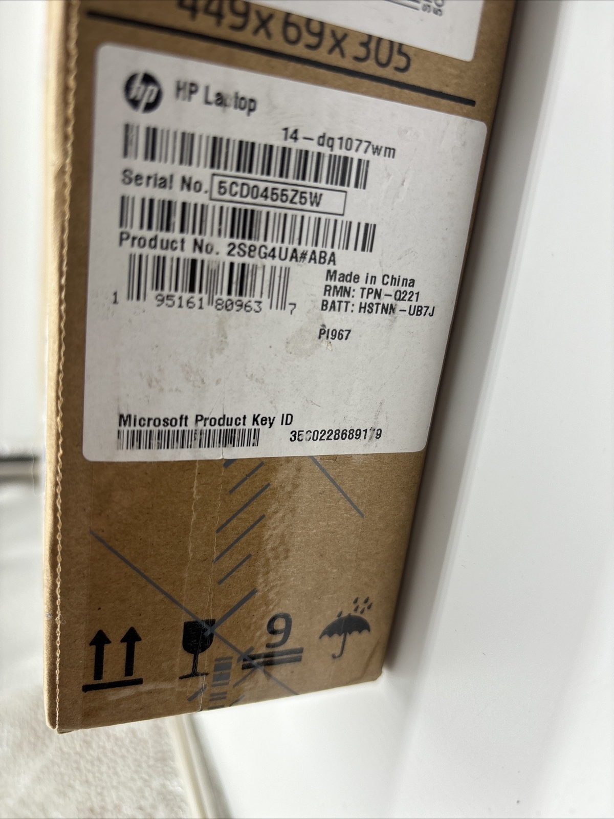 HP 14-dq1077wm 14" (Intel Core i3-1005G1, 8GB RAM, 256GB SSD) Laptop ...