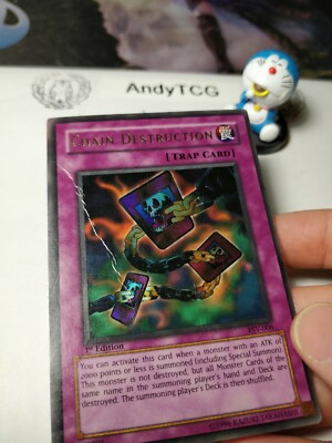 Chain Destruction - 1St Ed Ultra Mp/Hp Damaged - Psv-006 - Yugioh | eBay UK