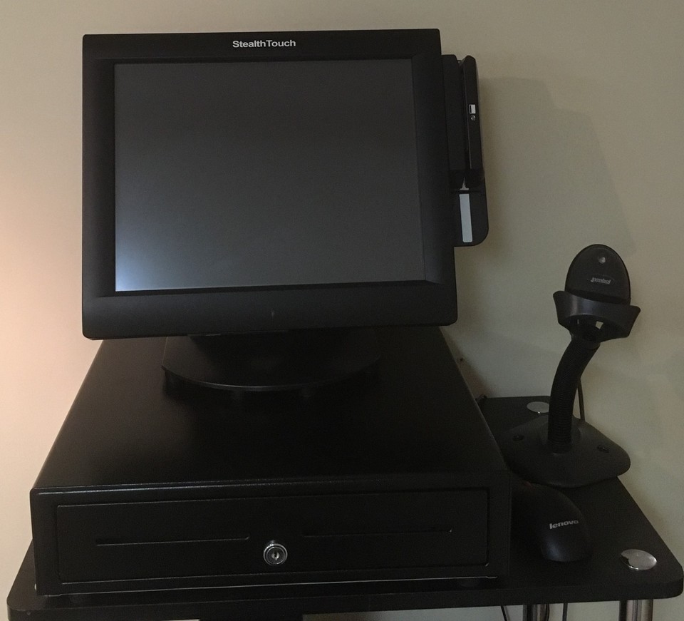 POS System - 15" Touchscreen, PC, Receipt Printer, Scanner (w/o Cash ...