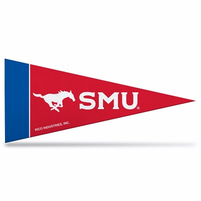 Southern Methodist Mustangs NCAA Mini Pennant 9X4 Inch, felt | eBay