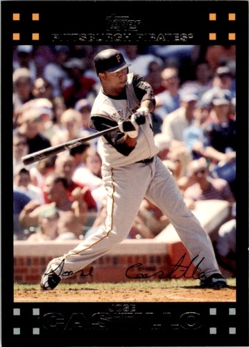 2007 Topps Baseball Jose Castillo . Pittsburgh Pirates #52 | eBay