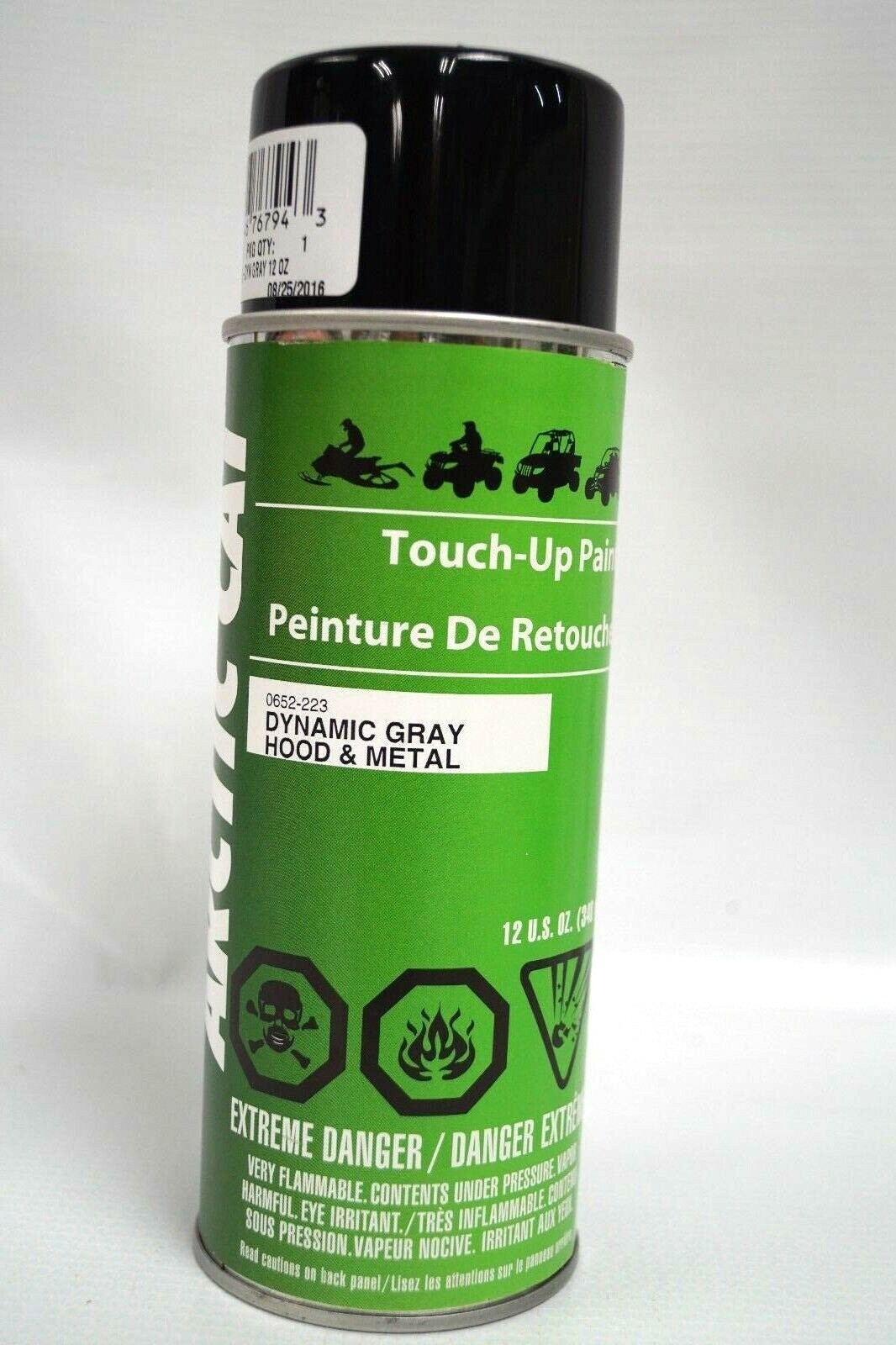 OEM Arctic Cat Textron Paint Hood&metal-dyn Gray 12 Oz 0652-223 for ...