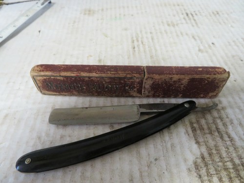 Vintage Straight Razor Carbo-Magnetic Cutlery Works 1911 | eBay