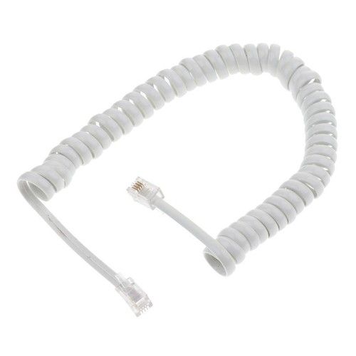 Telephone Handset Receiver Cord Phone Curly Coil Cable 4P4C | eBay ...