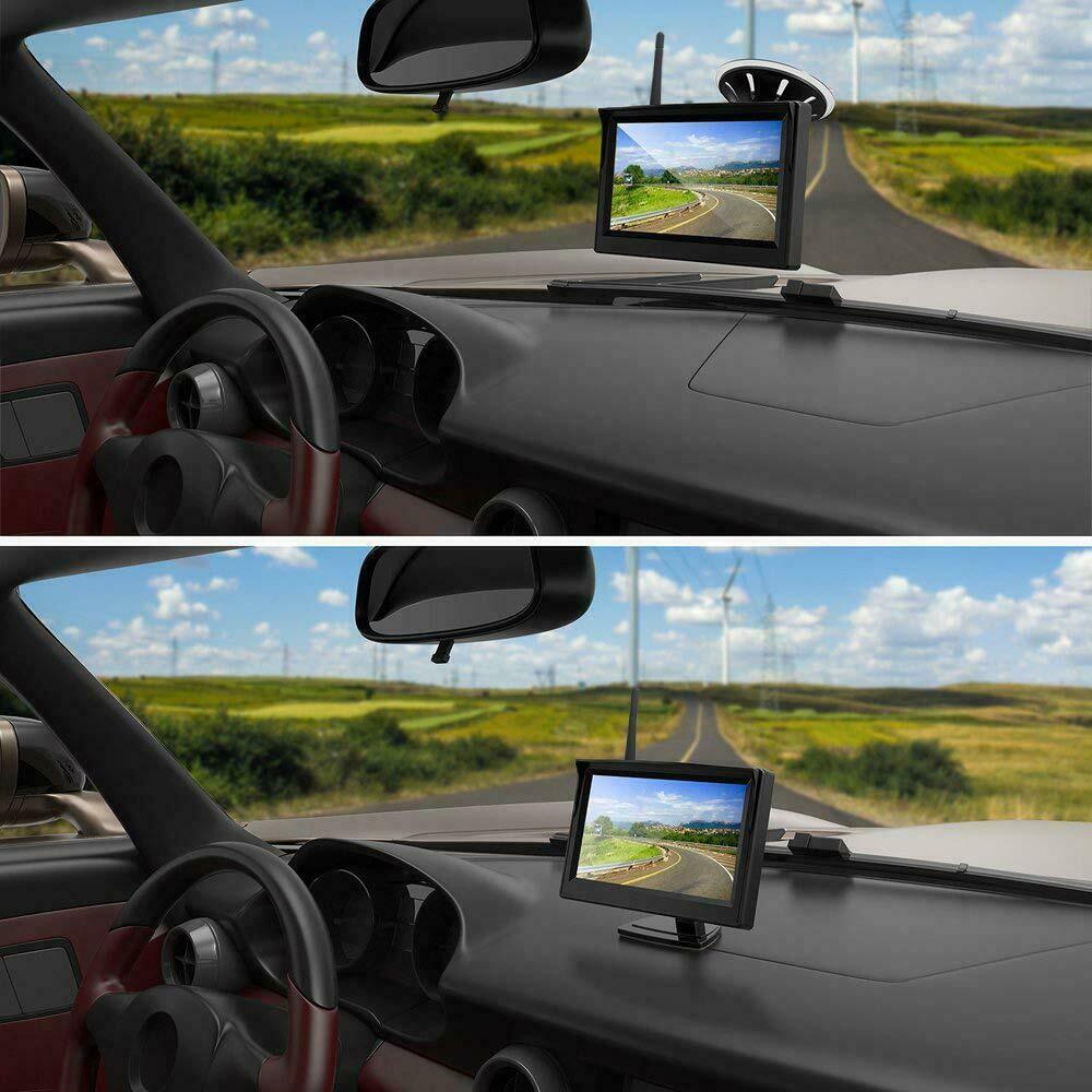 Wireless Backup Camera W/ 5" Monitor System for Trailer Pickup Truck ...