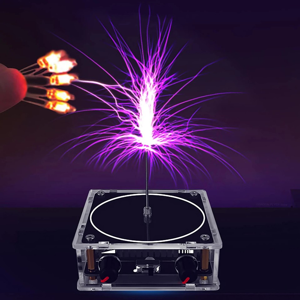 Lightning Music Box Bluetooth Aux Speaker Touch Control LED Sound | eBay UK