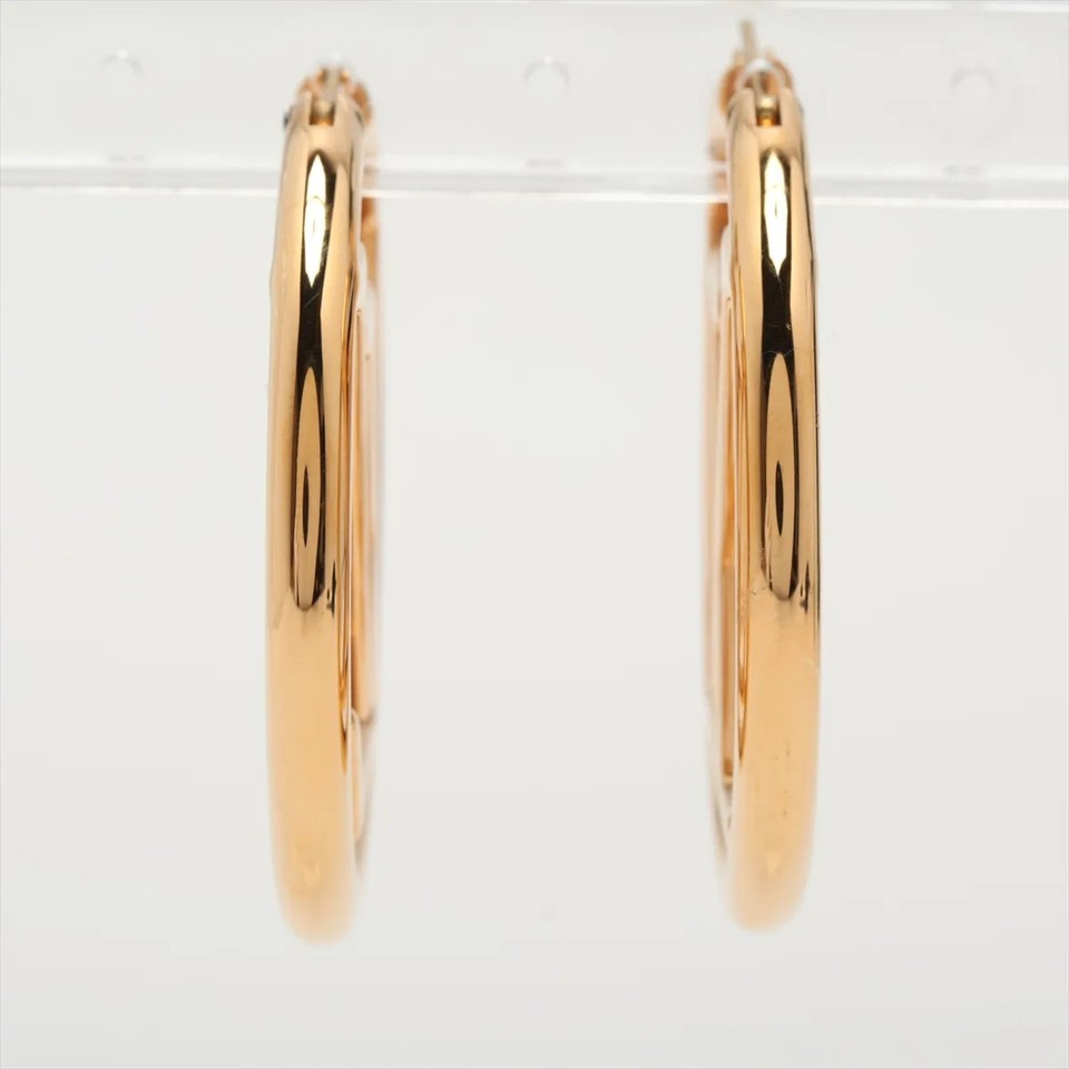 Louis Vuitton M64288 BOOKLE DE REIL Hoop Louise LE1211 Hoop Earrings GP ...