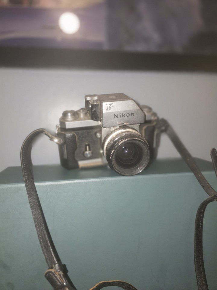 Nikon F Body w/ 50 MM F/1.4 Lens and Bottom Case w/ Strap | eBay