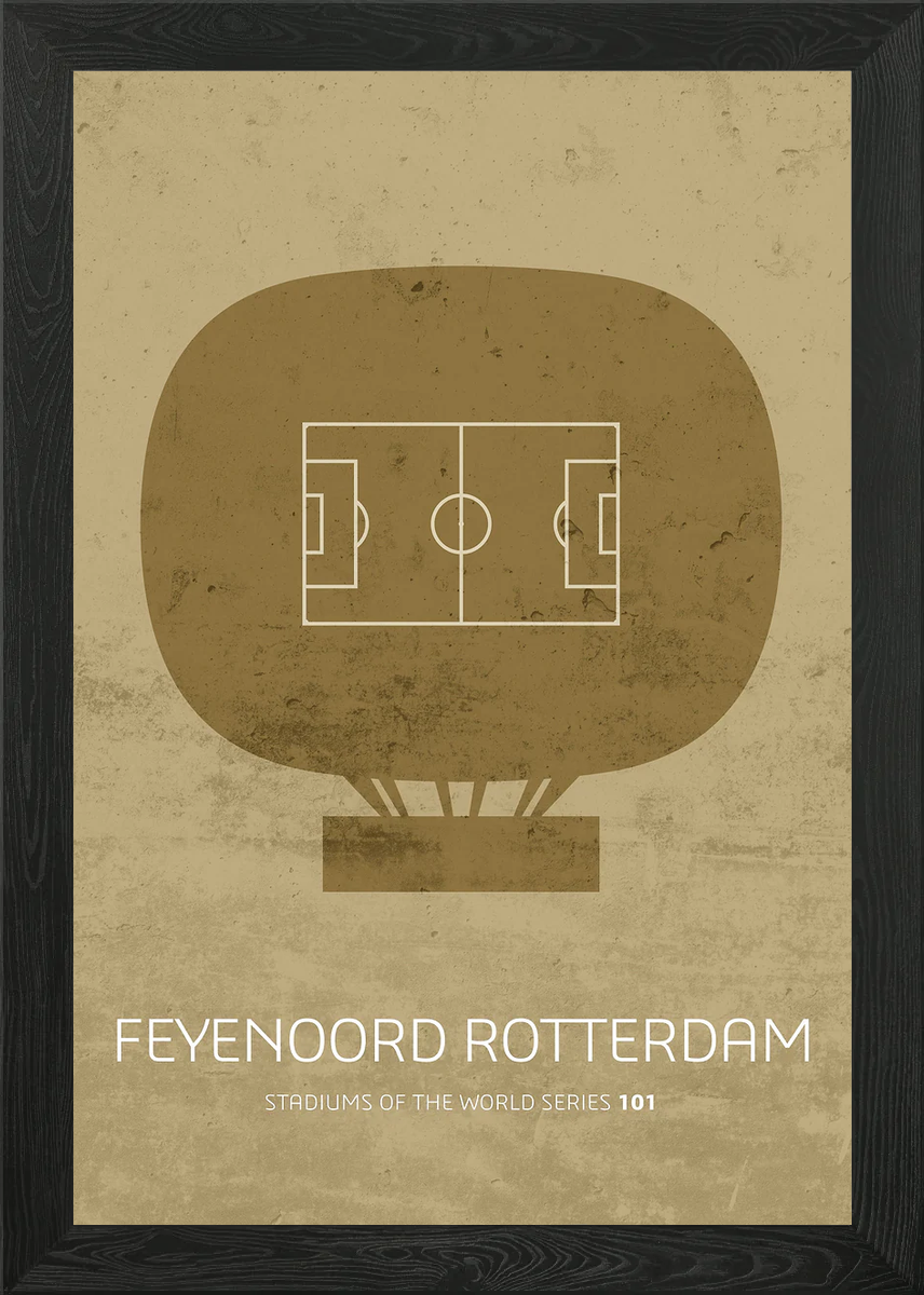 Feyenoord Rotterdam Art Framed Wall Art Poster Canvas Print Picture ...
