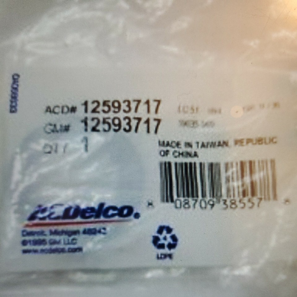 Camshaft Timing Position Actuator Seal Genuine AC Delco # 12593717 NEW ...