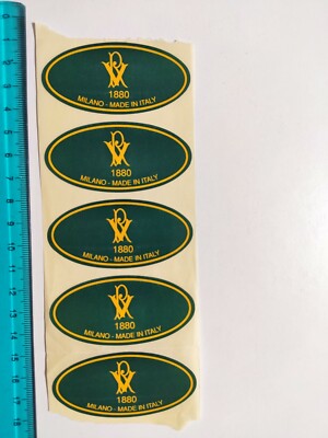 Sticker RV 1880 Milan Vintage 80s Original | eBay UK