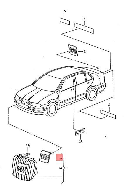 Genuine SEAT Chrome Emblem 6L0853679739 | eBay
