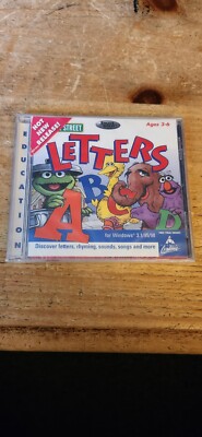Sesame Street Letters Smart Saver Series (PC, 2000) Jewel Case SEALED ...