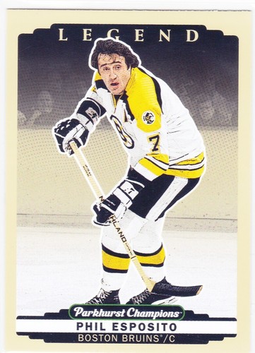 2022/23 PARKHURST CHAMPIONS..PHIL ESPOSITO..LEGEND..SP..CARD # 350 ...