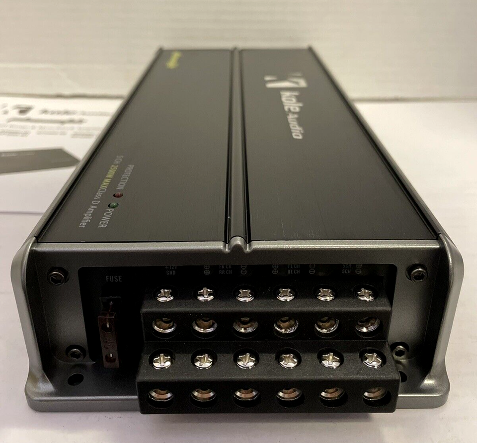 KOLE AUDIO KP2500.5D AUDIO MINI 5-CHANNEL CLASS D CAR STEREO AMPLIFIER ...